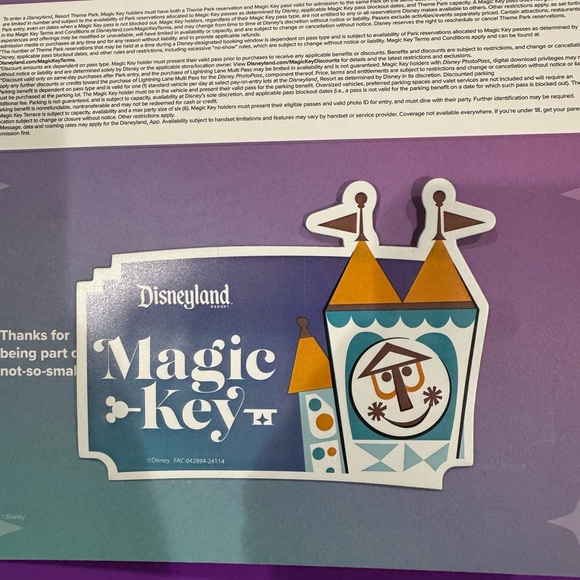 Disney | Other | New Disneyland Magic Key 225 Magnet Small World | Poshmark